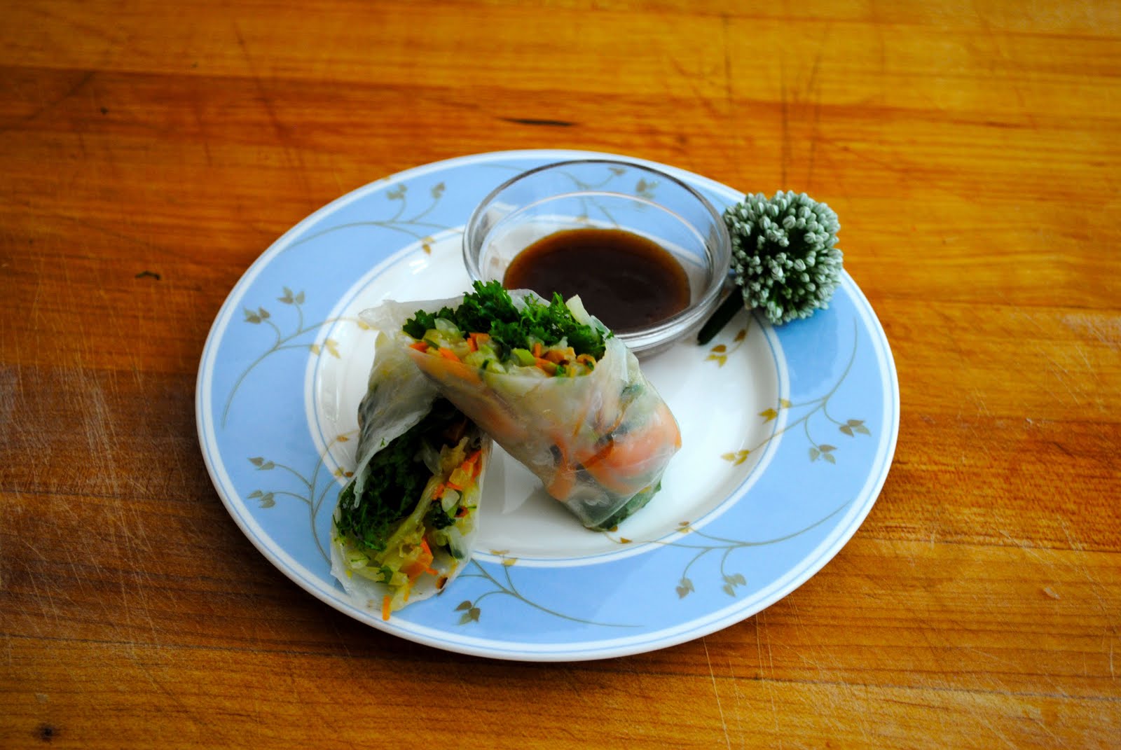 The CSA Kitchen: Spring Harvest Spring Rolls