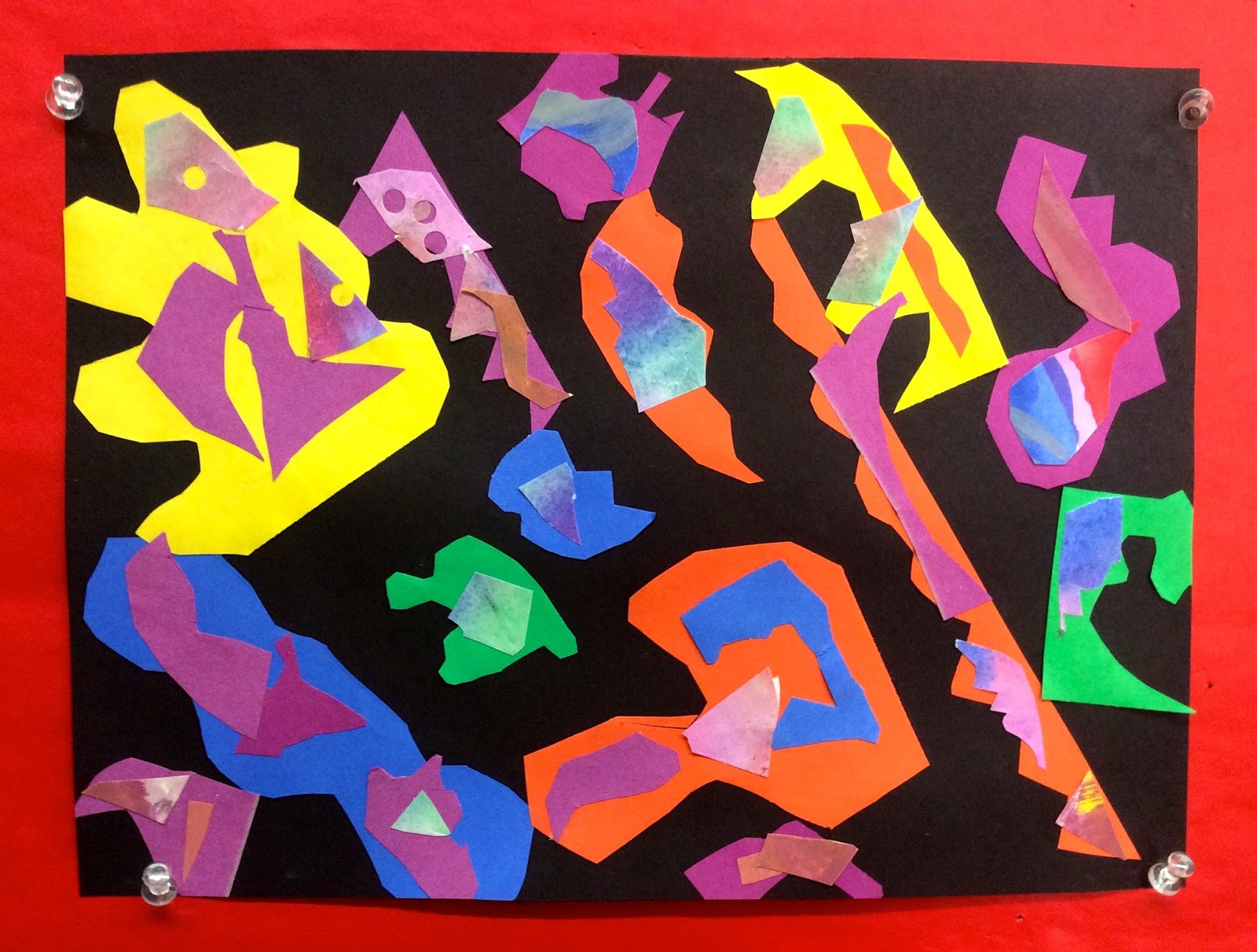 Ms. Curry's Art Room : 1st Grade Henri Matisse Inspired Collage