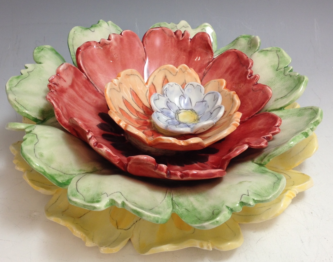 Janet Francoeur My Art - My Travels - My Thoughts: Ceramic Flower ...