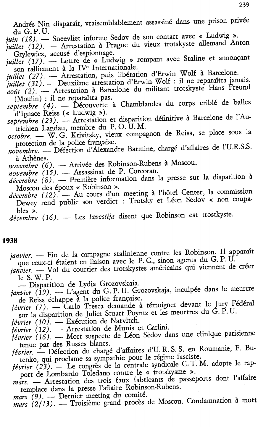 Perspectives communistes: :: Les procès de Moscou, chronologie