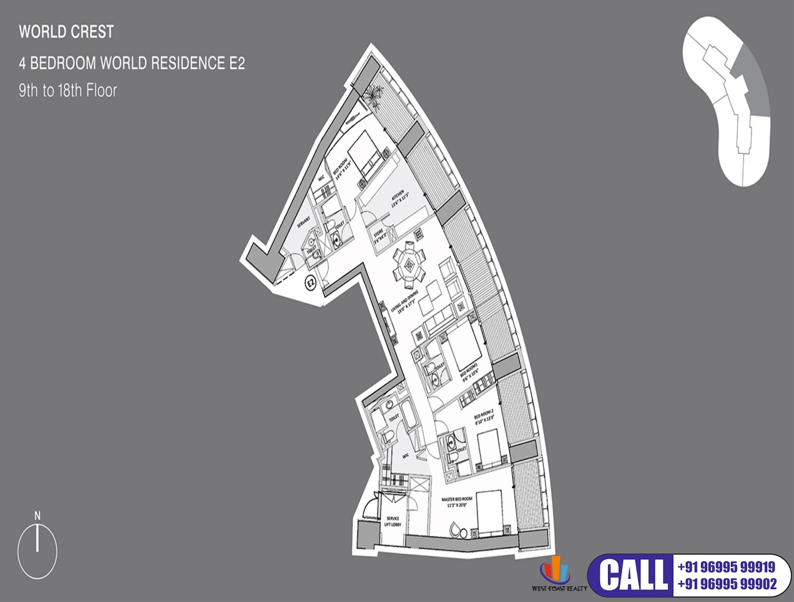 Lodha World Towers, Lodha World Crest,Lodha World One ,Lodha World View ...