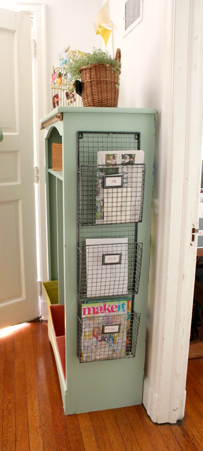 Makeover Front Hall Organizer - Crafts a la mode
