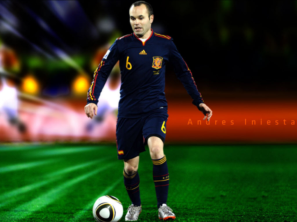 Sports Stars: Andres Iniesta Profile And Pictures, Wallpapers