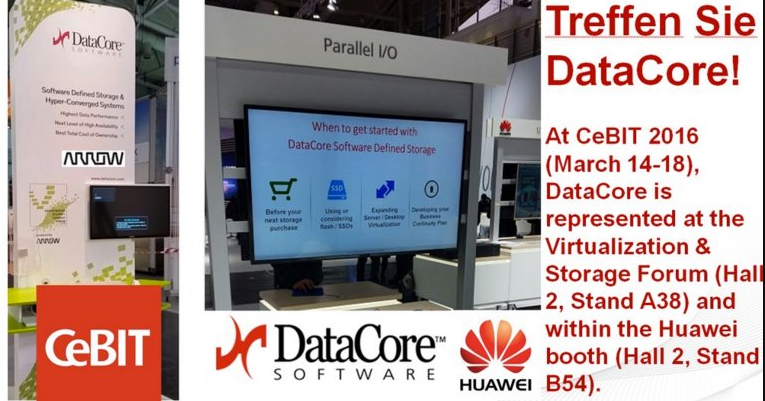 DataCore Software Defined Storage und Speicher-Virtualisierung:: Treffen Sie DataCore! CeBIT ...