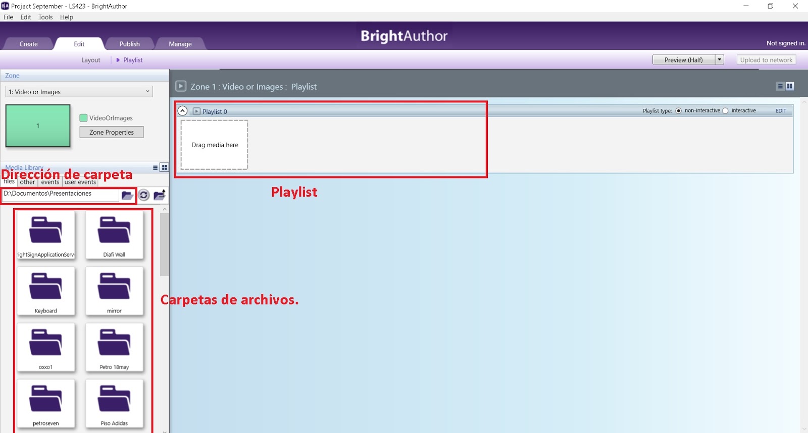 my-slang: Como usar un Brightsign.