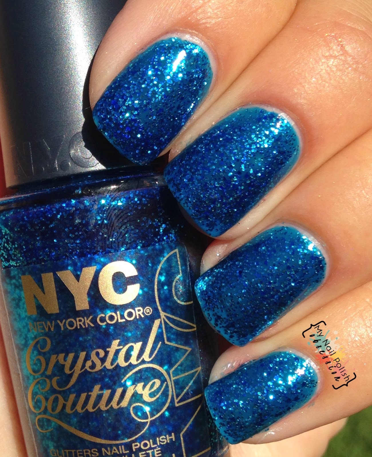My Nail Polish Obsession: NYC New York Color Crystal Couture: Blue ...