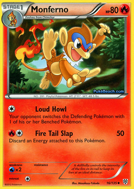 Monferno -- Plasma Storm Pokemon Card Review | PrimetimePokemon's Blog