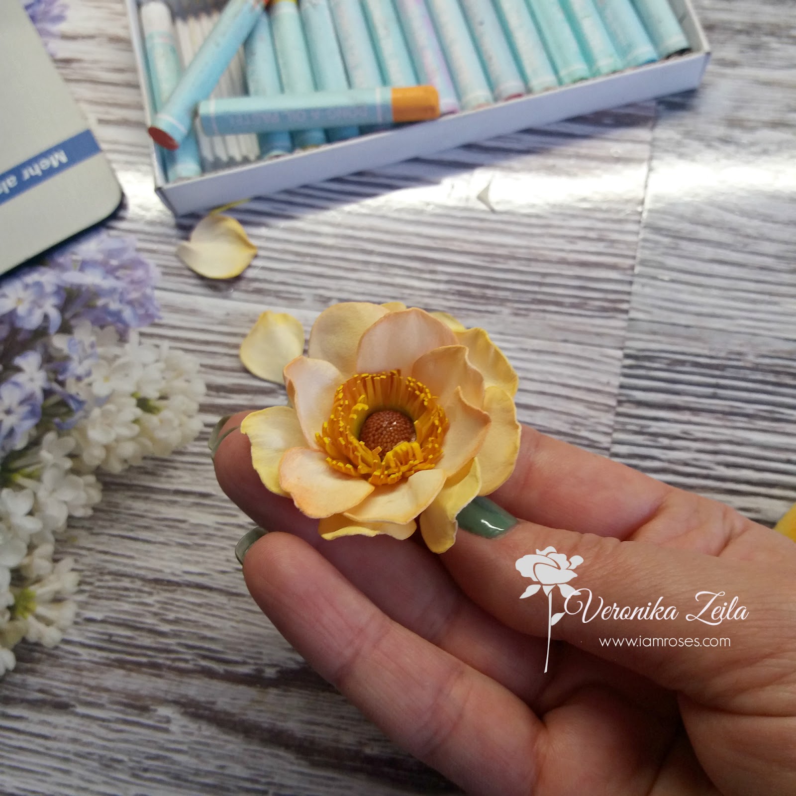 I Am Roses Challenge Blog: Foam Flowers Tutorial