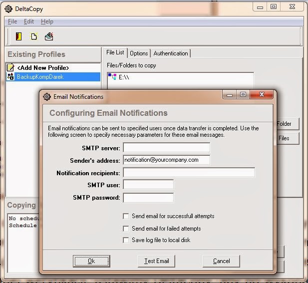 Rodziewicz: DeltaCopy – instalacja oraz konfiguracja
