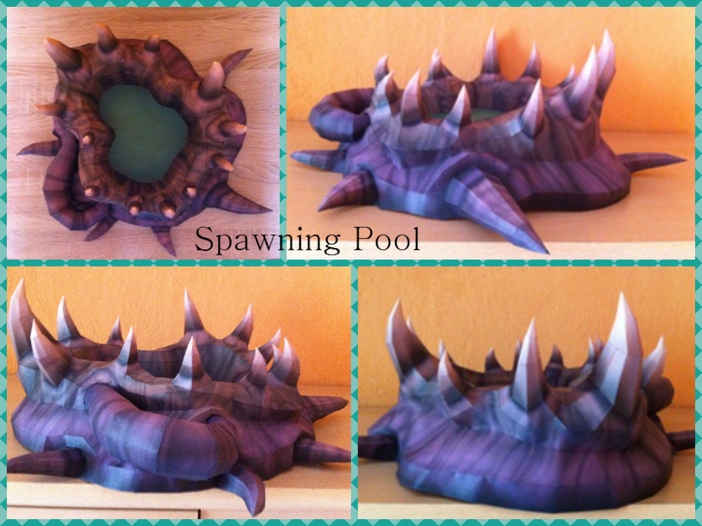 Starcraft Spawning Pool Papercraft | Papercraft Paradise | PaperCrafts ...