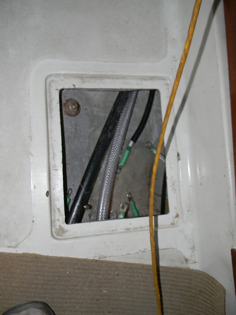 Ericson 25, Oystercatcher: Anchor, Chain Locker, and Anchor Roller ...