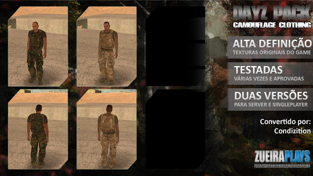 Pack de Skins do DayZ