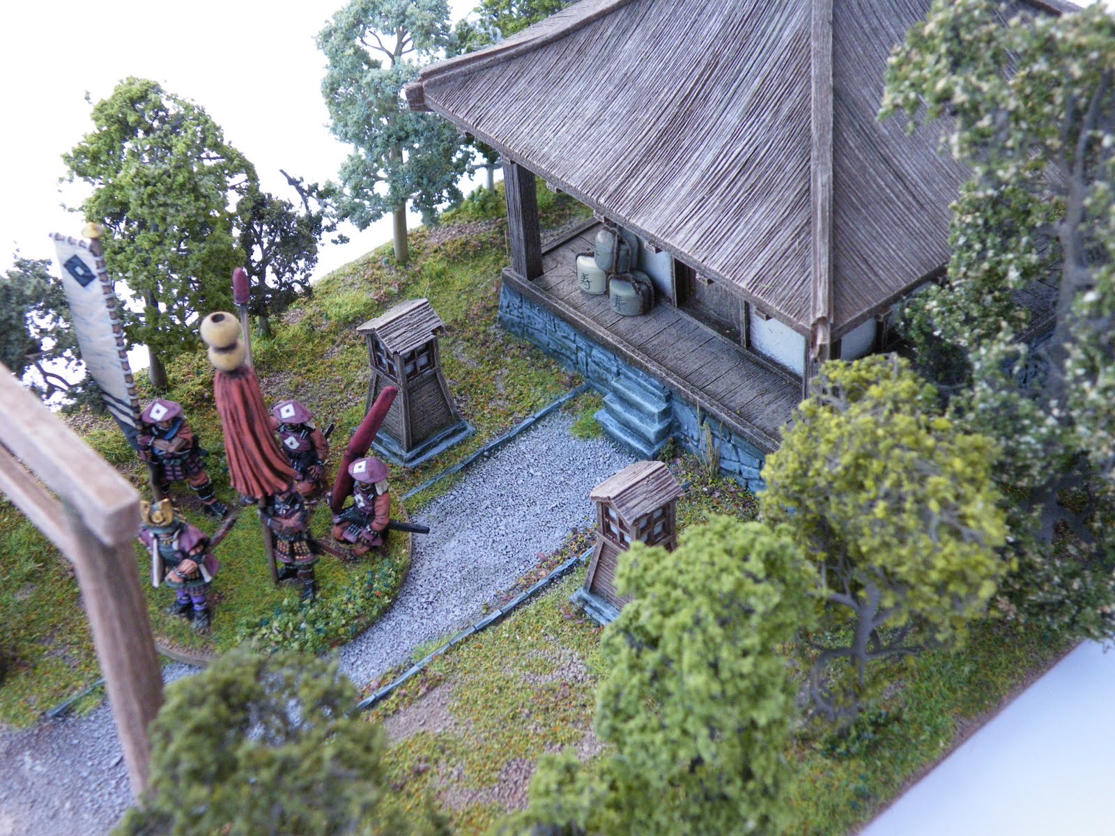 Jimbibblyblog: 28mm Samurai terrain (roadside shrine)