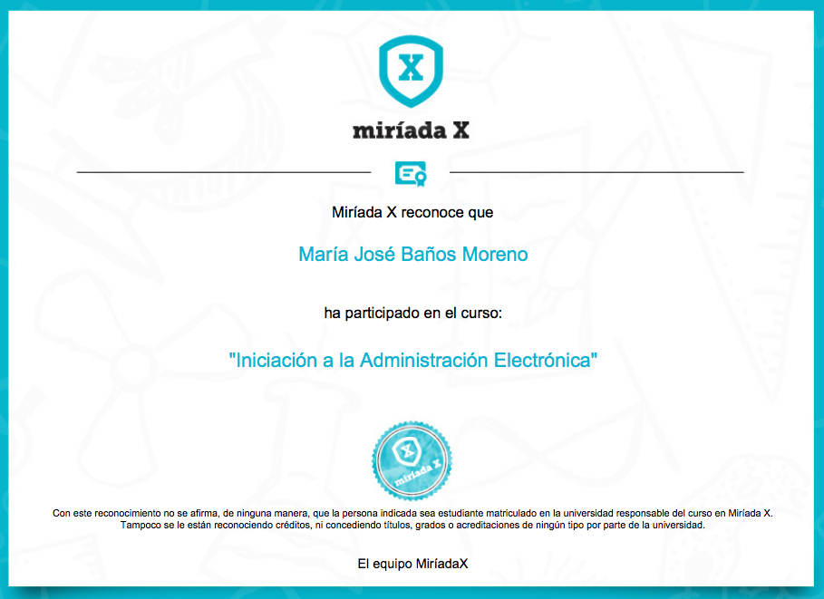 Autodocumentación: #MiriadaX, mi primera plataforma Mooc. Una ...