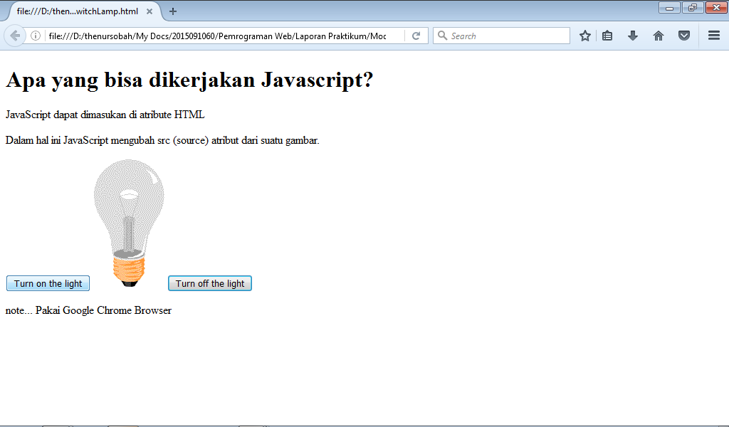 Laporan Praktikum Pemrograman Web 1 Modul 5 - jakanursobah