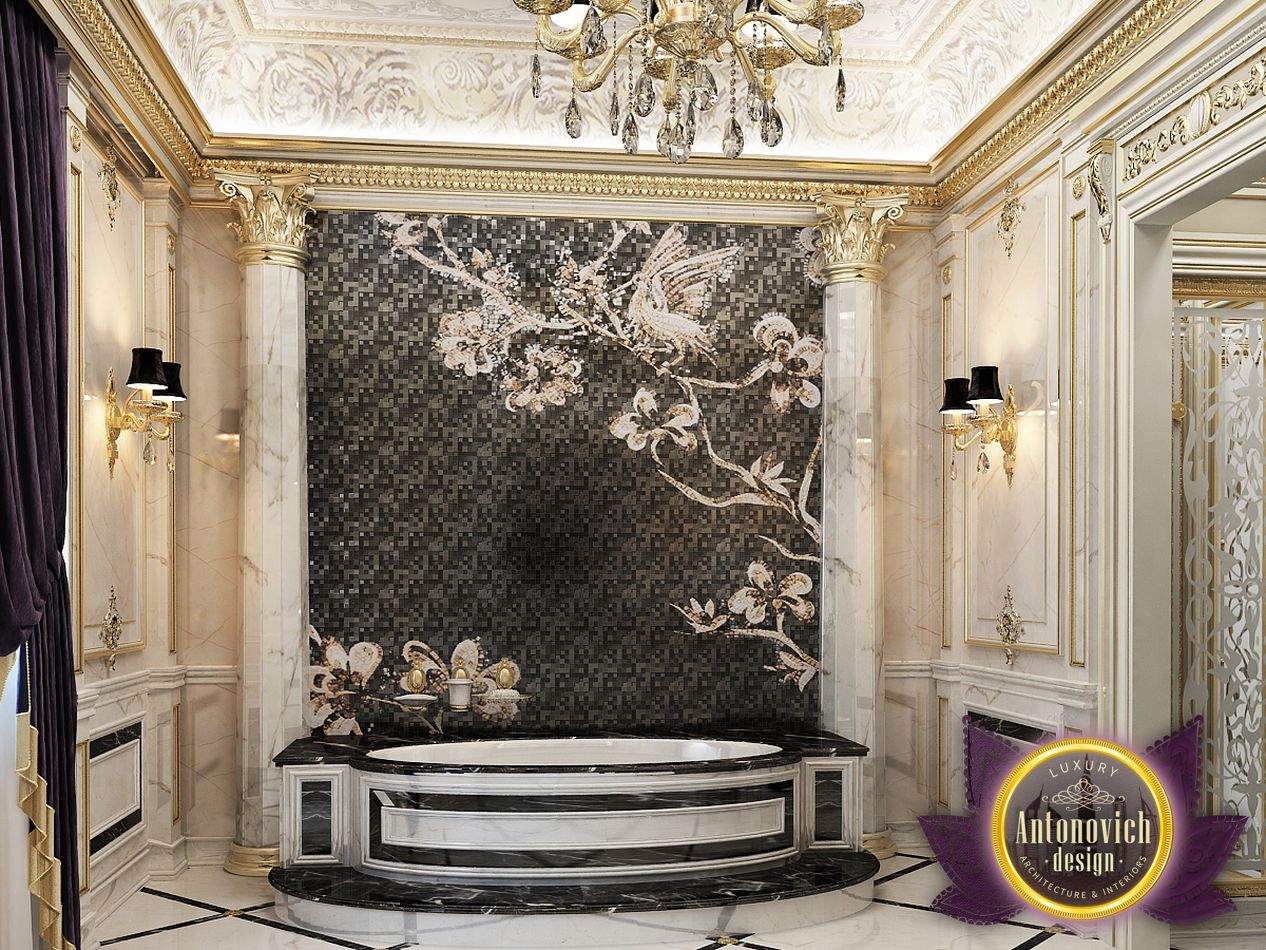 LUXURY ANTONOVICH DESIGN UAE: Bathroom Design from Luxury Antonovich Design