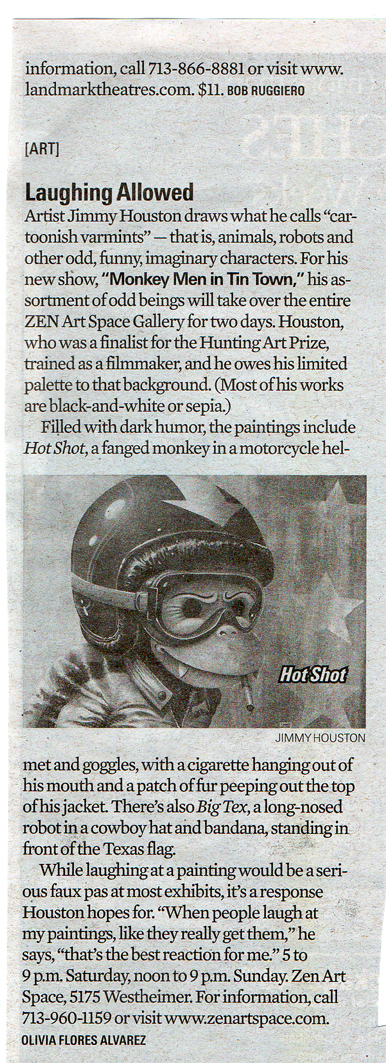 JIMMY HOUSTON ART: PRESS