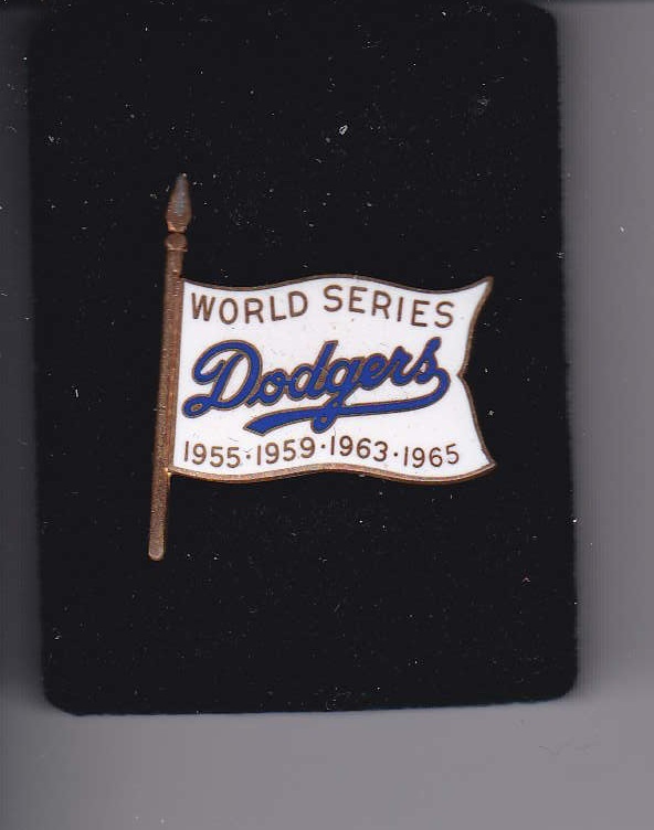 baseball pin collection display collecting : 1966 Los Angeles Dodgers ...