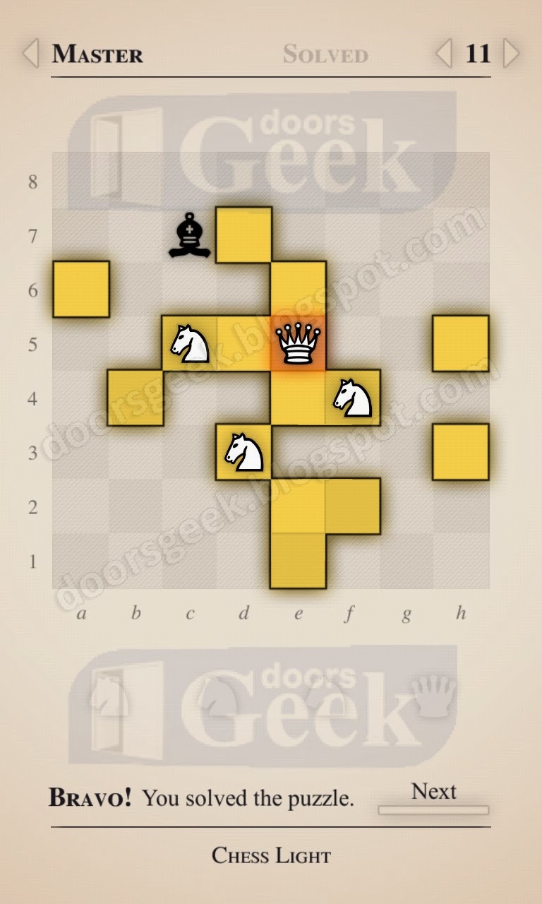 Chess Light [Master] Level 11 ~ Doors Geek