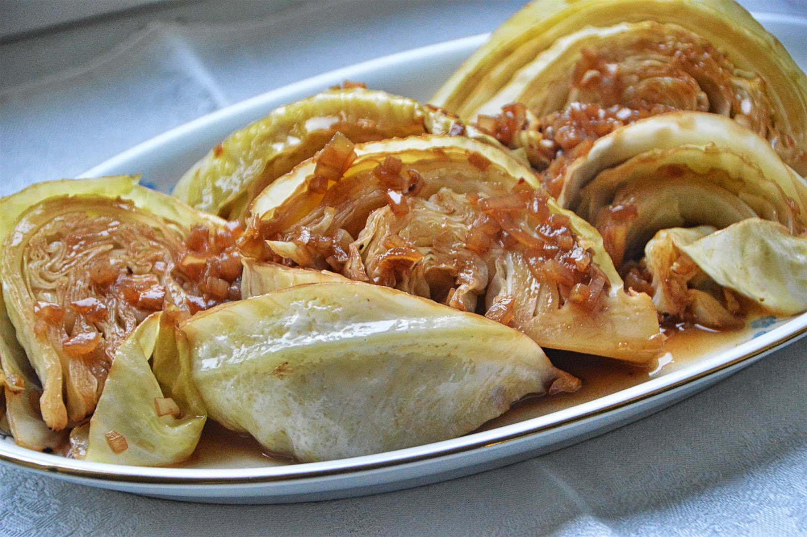 Ze zahrady do kuchyně: Zelí pečené na cideru