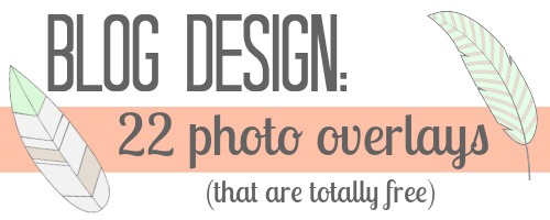 B.You: Blog Design: 22 Free Photo Overlays