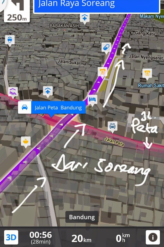 Jalan Alternatif dari Soreang ke BEC-Bandung Electronic Centre Jalan ...