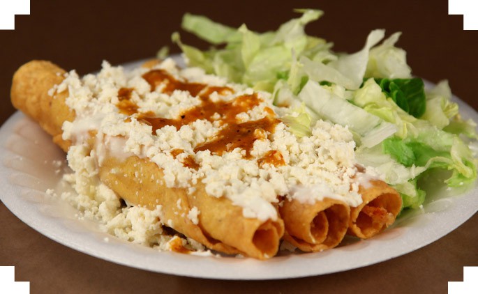 RECETA: flautas de pollo mexicanas