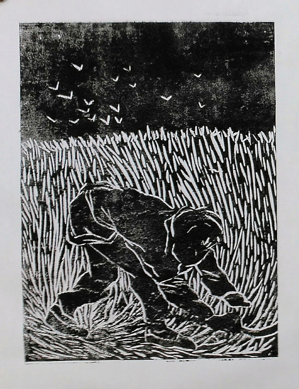 Educación Plástica IES Ramón Cabanillas: Linograbados (4 ESO)