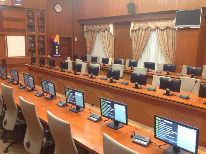 Majuara Group: Kerja Pemasangan LCD Monitor & Iris Conference Di Bilik ...