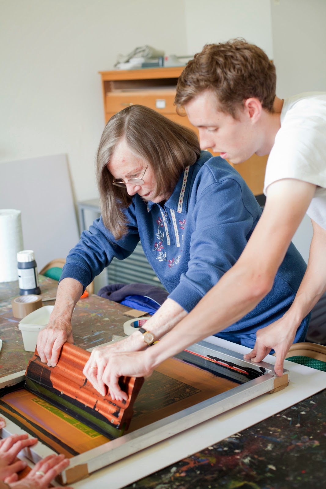 The Maclaurin Art Gallery Festival: Silk screen printing workshop