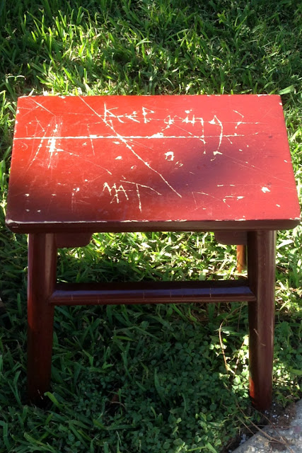 The Many Lives of Megan: Upcycling a Destroyed Bench into a Masterpiece