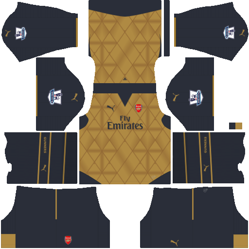 Kits Dream League Soccer: Kit Arsenal Dls 16