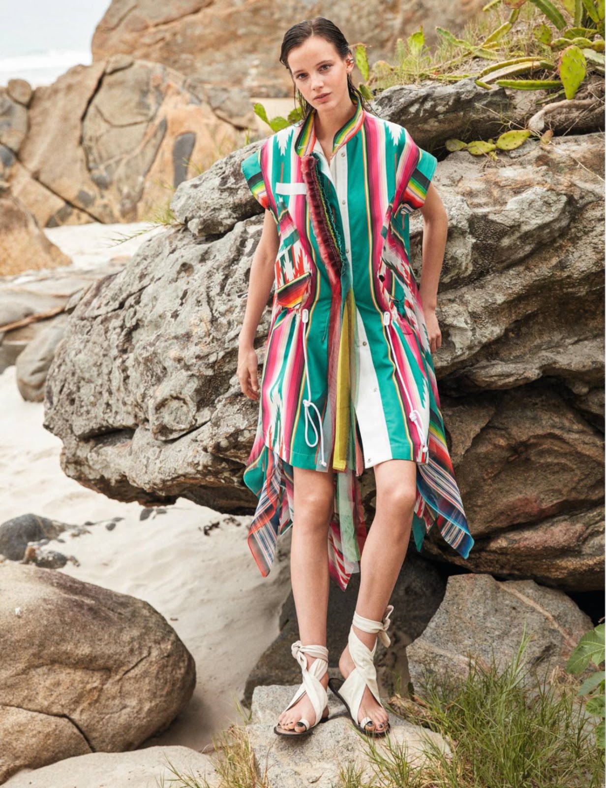 Heloise Giraud in Grazia France March 9th, 2017 by Andoni & Arantxa