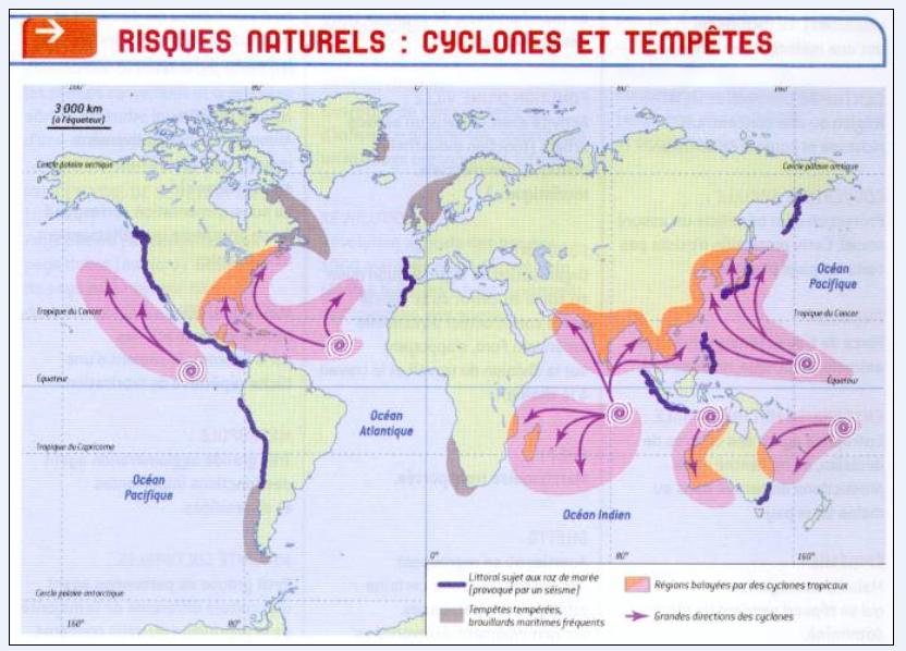 Bien Préparer l'oral en Histoire Géo au BTP CFA OISE: Cartes des risques
