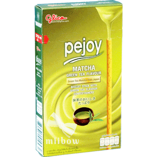 Glico pejoy MATCHA GREEN TEA FLAVOUR 39g Biscuit Stick | miibow