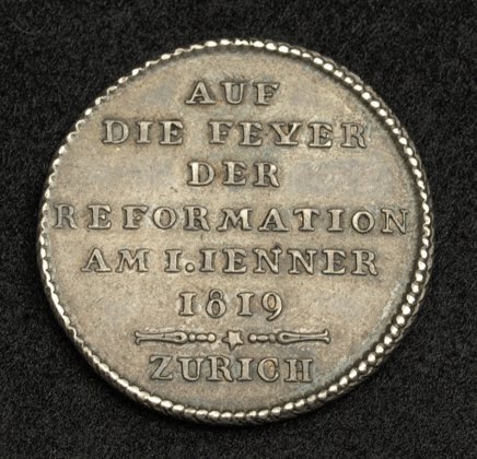 Switzerland, Zurich Reformation Ducat coin, 1819.|World Banknotes ...