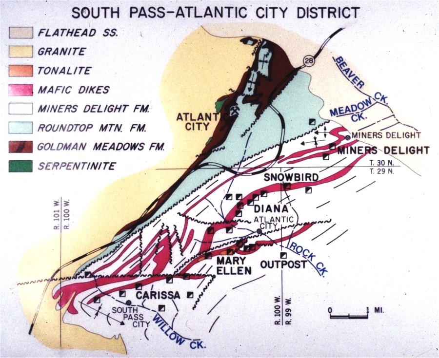 Gold Deposits at South Pass, Wyoming - A Guide for Gold Prospectors