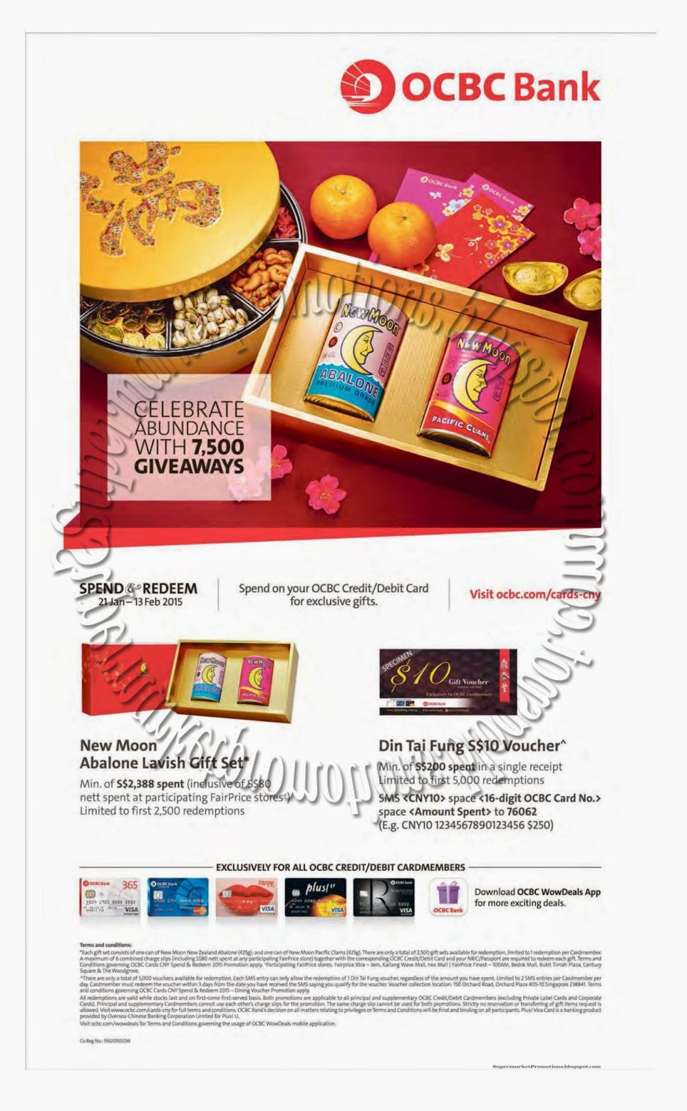 OCBC Bank Celebrate Abundance With 7,500 Giveaways 21 January 2015 ...