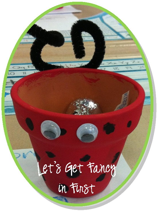 Let's Get Fancy in First: Mother's Day Ladybug Pots