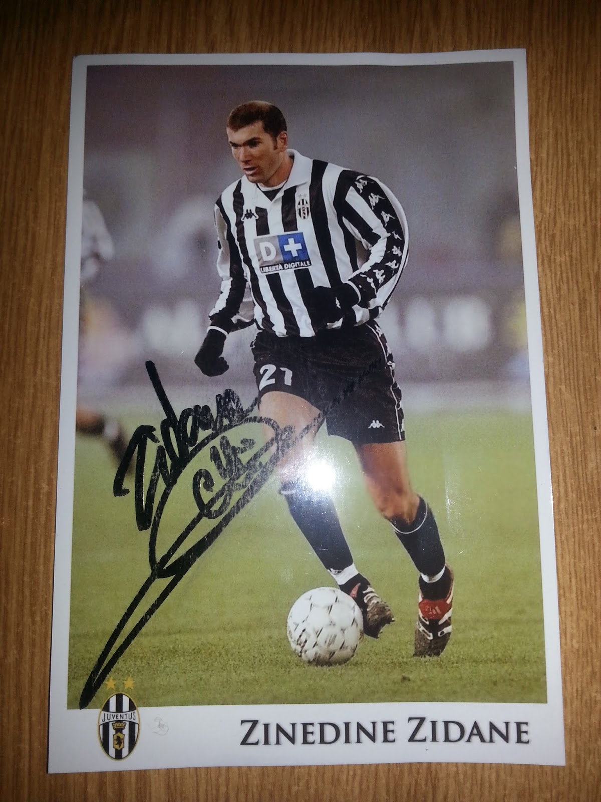 Sebastian autographs | Autografy Sebastiana: 154# Zinedine Zidane!