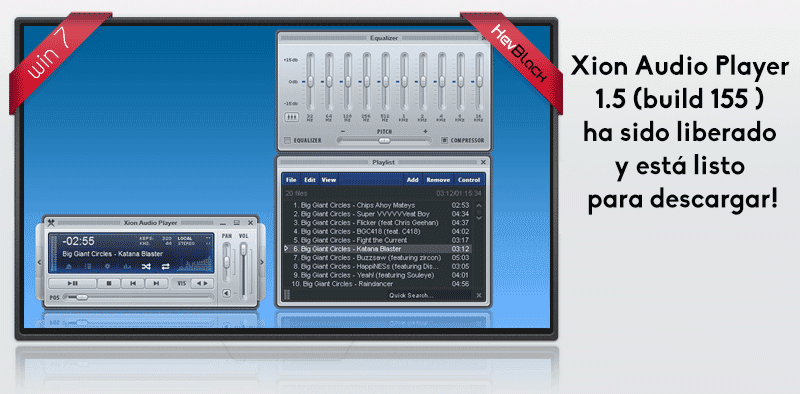 Nueva Version Xion Audio Player 1.5 (build 155 ) - KevBlack