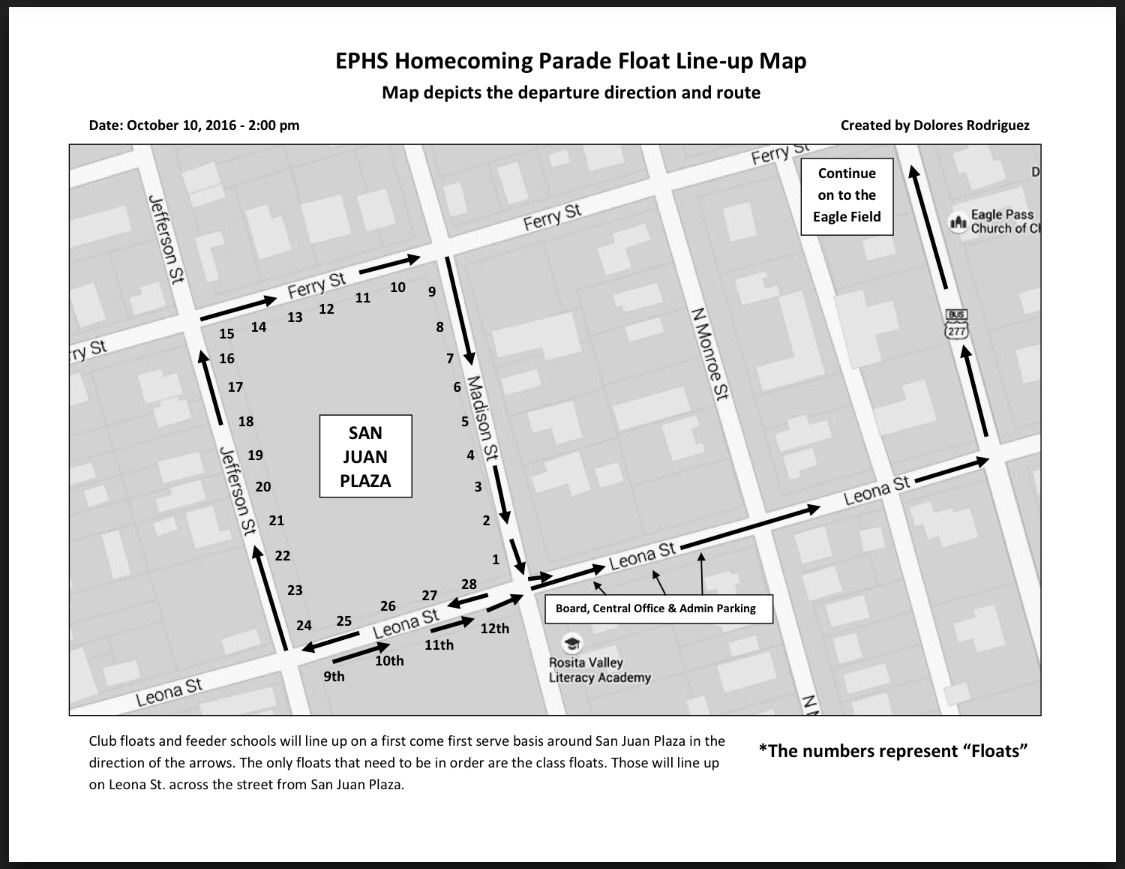 Eagle Pass ISD - iVision: EPHS Homecoming Parade