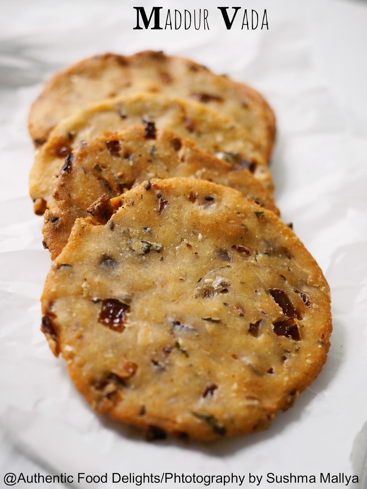 Authentic Food Delights: Maddur Vada