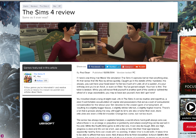 Sims 4 Finds!: Same as it ever was? - The Sims 4 Review by Eurogamer