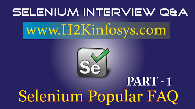 Selenium Interview Questions Part 1 Selenium Tutorials