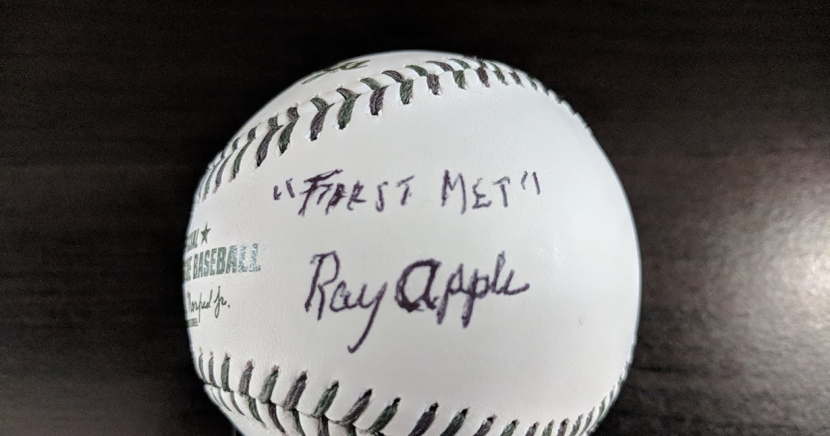 "The Metropolitan Project" A Quest for Signed Mets Baseballs.: Ray ...