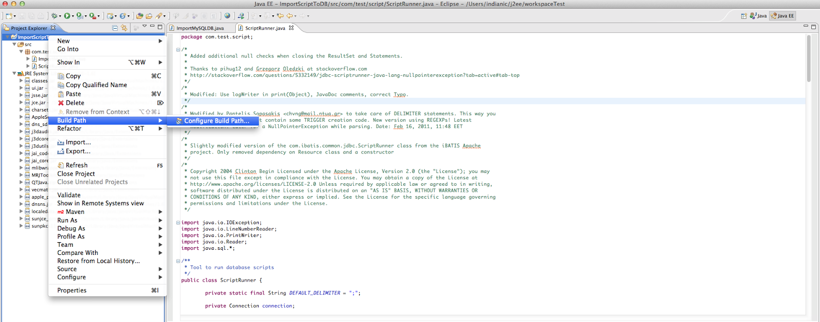 Import Mysql Sql Script From Java ~ My Technical Blog