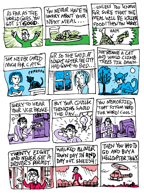 Patrick Dean Comics: "Oh, You People"- Four Comics About Four People