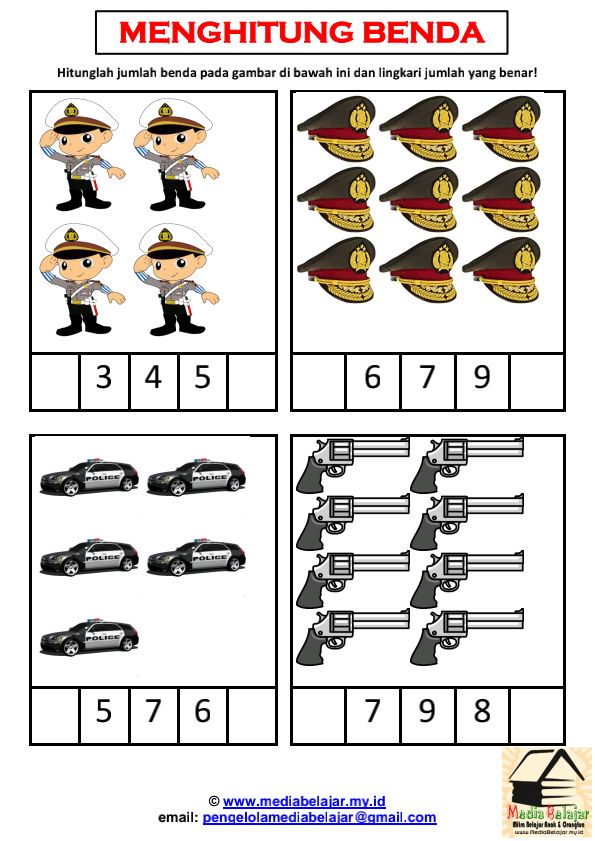 Menghitung Benda Bagian 2 Menghitung Benda Bagian 2