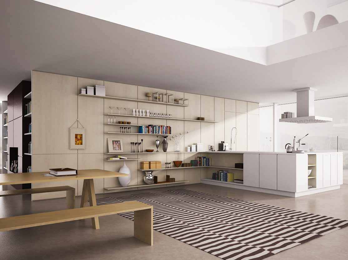 Desain Rak Dapur Terbuka dan Kabinet Dapur Modern | Info Desain Dapur 2014